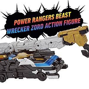 Power Rangers Beast Morphers Beast Wrecker Zord Converting Action Figure Toy from TV Show