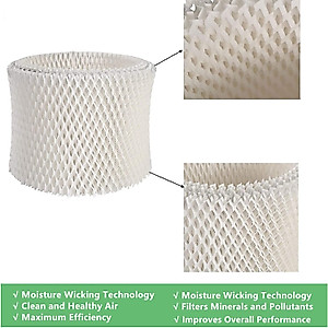 ITidyHome 4-Pack Replacement Humidifier Filters Wicking Compatible with Honeywell HAC-504 and HAC-504AW,HCM-350,HCM-300T,HCM-600,HCM-710,HCM-315T,Filter A