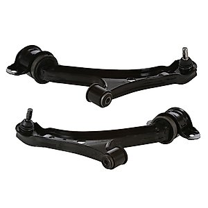 AutoShack Front Lower Control Arms and Ball Joints Assembly with Bushings Pair of 2 Replacement for 2005-2010 Ford Mustang 4.0L 4.6L 5.4L V6 V8 RWD CAK472-473