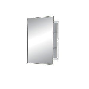 Jensen 781021 Builder Series Framed Medicine Cabinet, 16-Inch by 22-Inch by 3-3/4-Inch