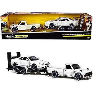 Maisto 1:24 Design Exotic 1973 Nissan P/U/1973 Skyline GT-R - White