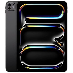 Apple iPad Pro 2024 (13-inch, Wi-Fi + Cellular, 256GB) - Space Black (Renewed)