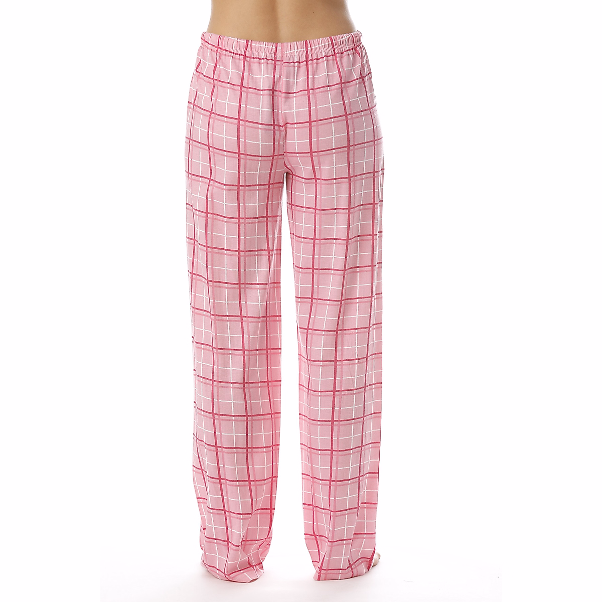 Just Love Women Plaid Pajama Pants Sleepwear 6324-PNK-10281-L
