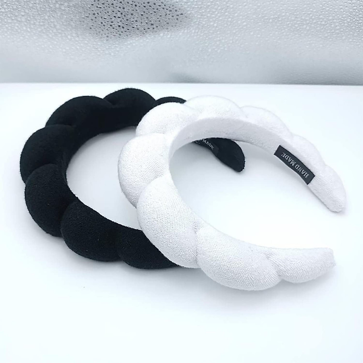 HATAK Makeup Headband, Bubble Headband for Washing Face, Spa Headband for Women, Puffy Headband for Washing Face (C)