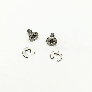 JMXLDS Replacement Parts Battery Back Cover Screws Bolt Washer for New 3DS New 3DS XL LL Console