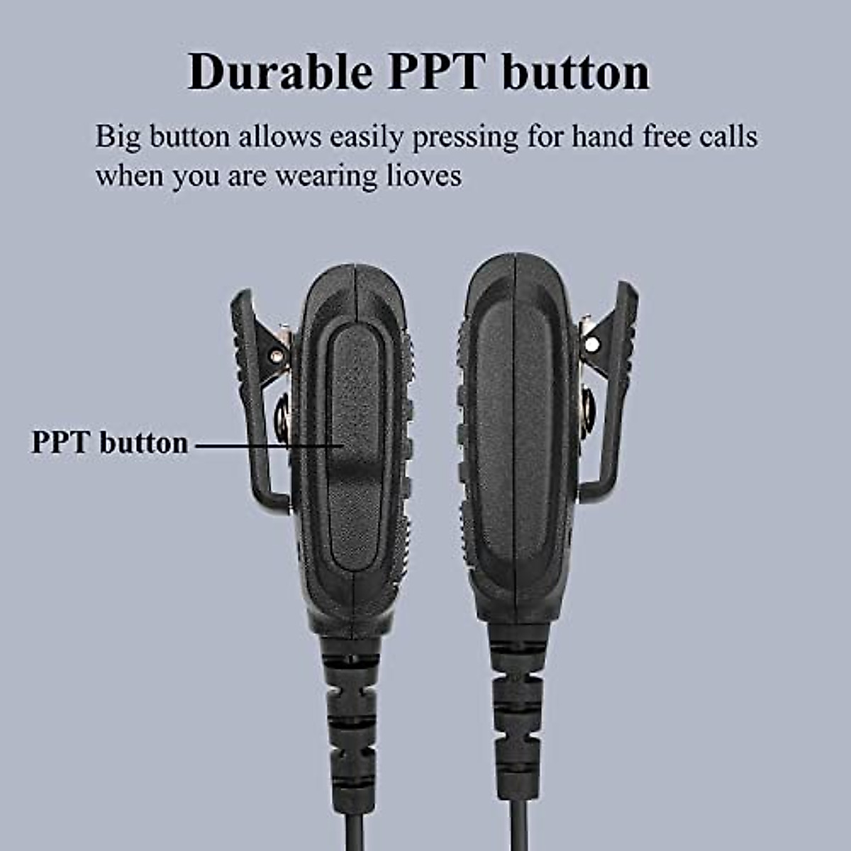 Retevis RT21 Two Way Radios(10 Pack) with Walkie Talkie Speaker Mic(10 Pack) for Commercial Organization