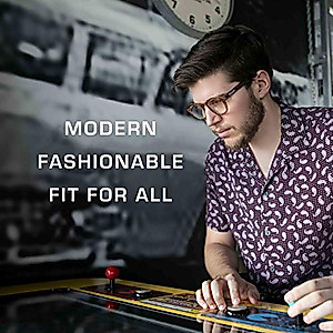 Computer Glasses | Blue Light Blocking Glasses | Emery Onyx/Jasper by GUNNAR | Patented 35% Blue Light Protection, 100% UV Light, Anti-Reflective, Protect & Reduce Eye Strain & Dryness