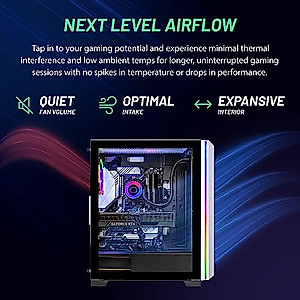 Skytech Gaming Chronos Gaming PC Desktop – AMD Ryzen 7 5800X 3.8 GHz, NVIDIA RTX 4070 Ti, 1TB NVME SSD, 16GB DDR4 RAM 3200, 750W Gold PSU, 360mm AIO, 11AC Wi-Fi, Windows 11 Home 64-bit,White