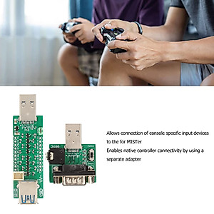 Yoidesu USB 3.0 Controller Adapter for SNAC, Game Controller Converter Module Kit for Mister IO Module for 2600 Game Console Accessories, Plug and Play