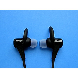 6pcs: 3 Pairs S/M/L (B) Left and Right Side Ear Stabilizers Helper Eartips Compatible with Jaybird Bluebuds X Earphones Headphones