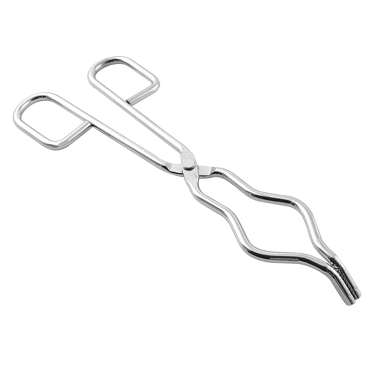 Crucible Clamp ZRM&E 21.5cm 8.46 Inches Stainless Steel Crucible Clip Laboratory Folder Graphite Melting Plier Holder Crucible Tongs