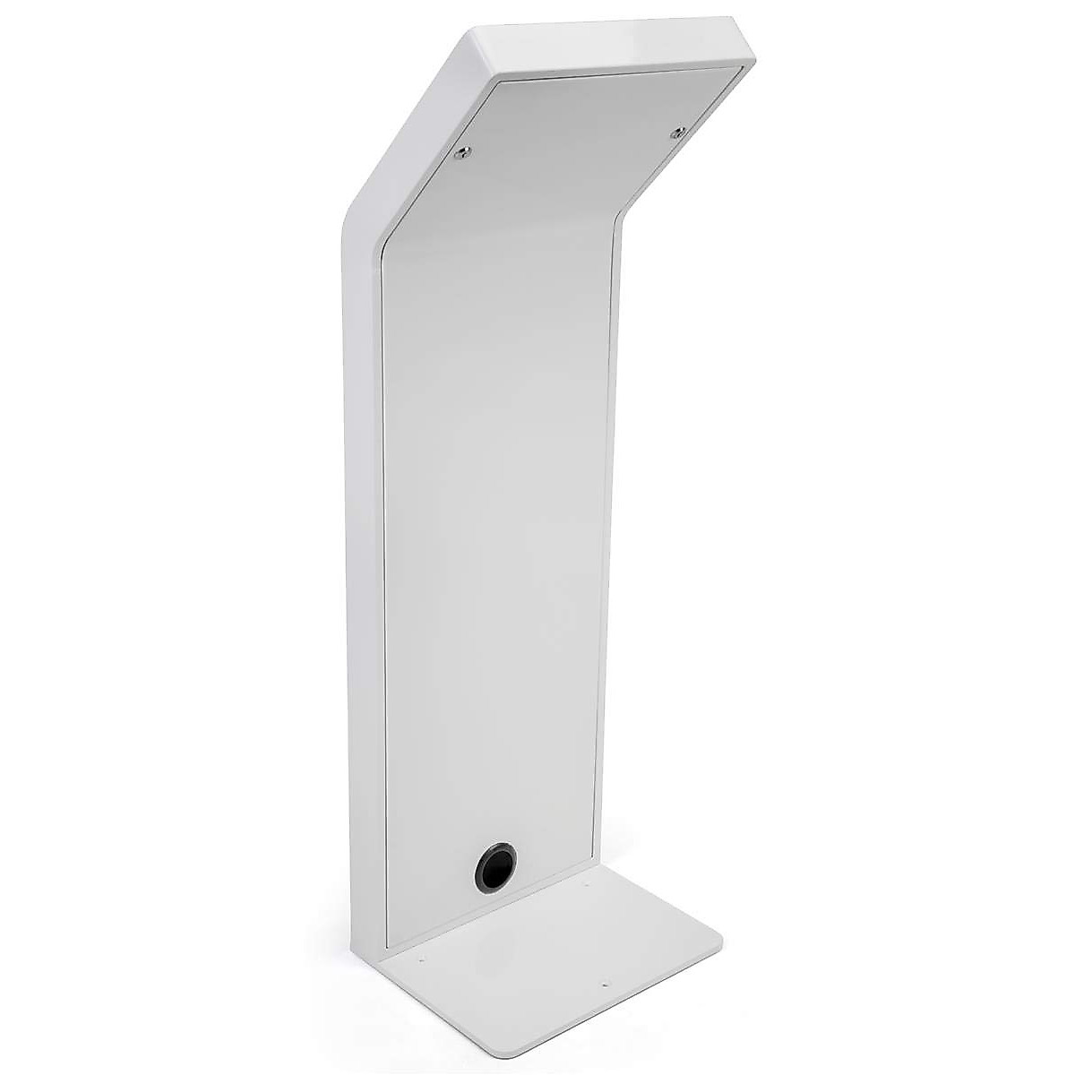 Displays2go 12.9 Inch Tablet Kiosk Stands with Locking Enclosure – (IPGRAND12WH)