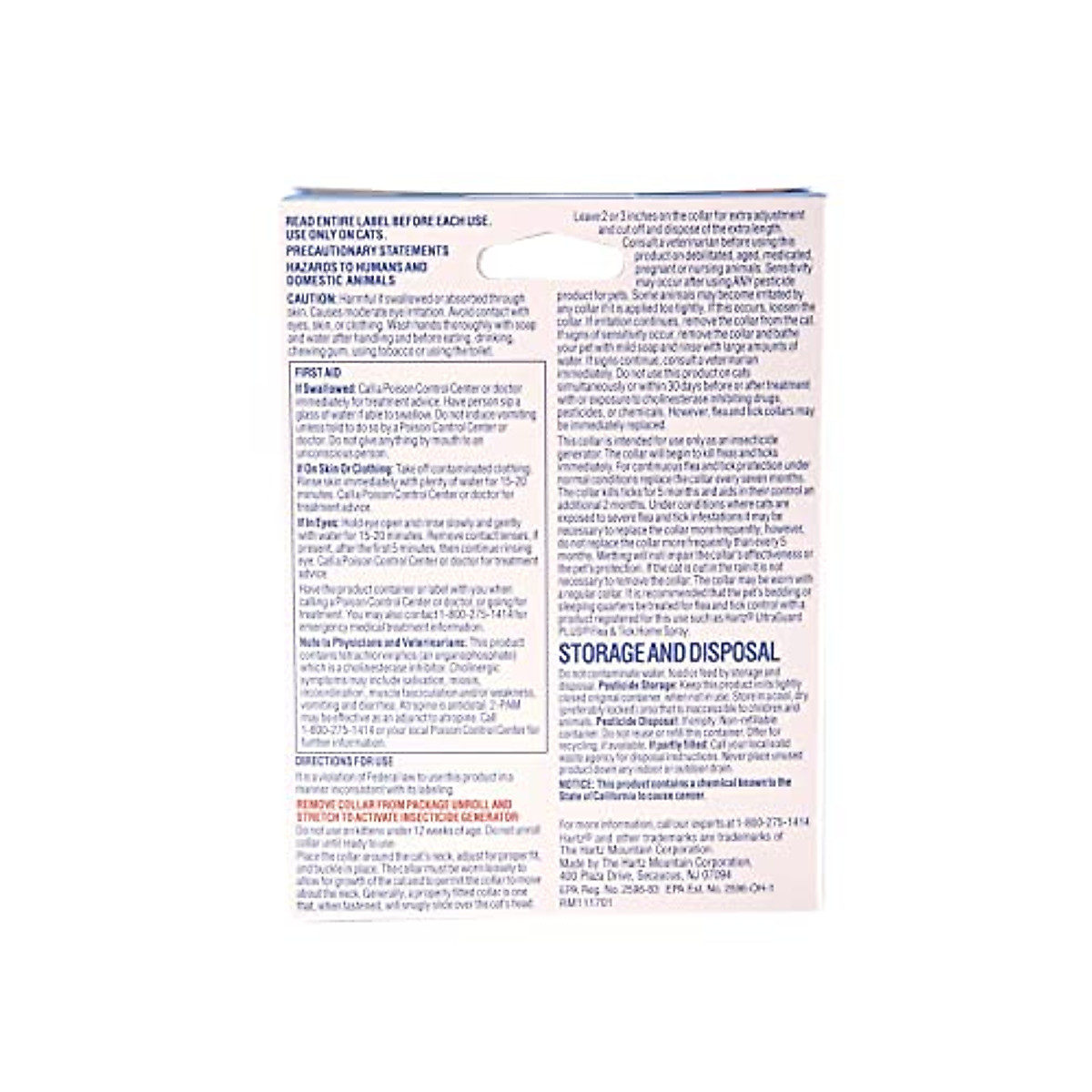 Hartz UltraGuard Purple Flea & Tick Collar for Cats and Kittens - 7 Month Protection