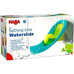 HABA Bathtub Ball Track - Bathing Bliss Waterslide with 4 Animal Balls