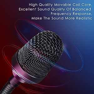 Depusheng DJ Mic 16" Professional Dynamic Gooseneck Microphone with XLR