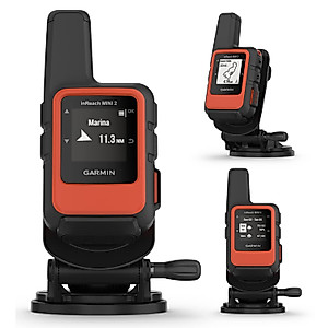 Wearable4U - Garmin inReach Mini 2 Marine Bundle, Compact Satellite Communicator, Portable Boating Handheld with Power Bundle