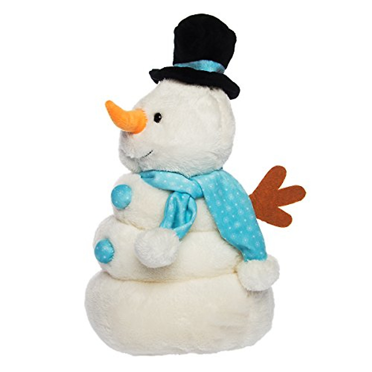 Simply Genius Animated Musical Plush Snowman: Animated Christmas Character, 15” Stuffed Animal Plush Holiday Snowman with Music and Lights, Plays and Dances to “Frosty The Snowman”