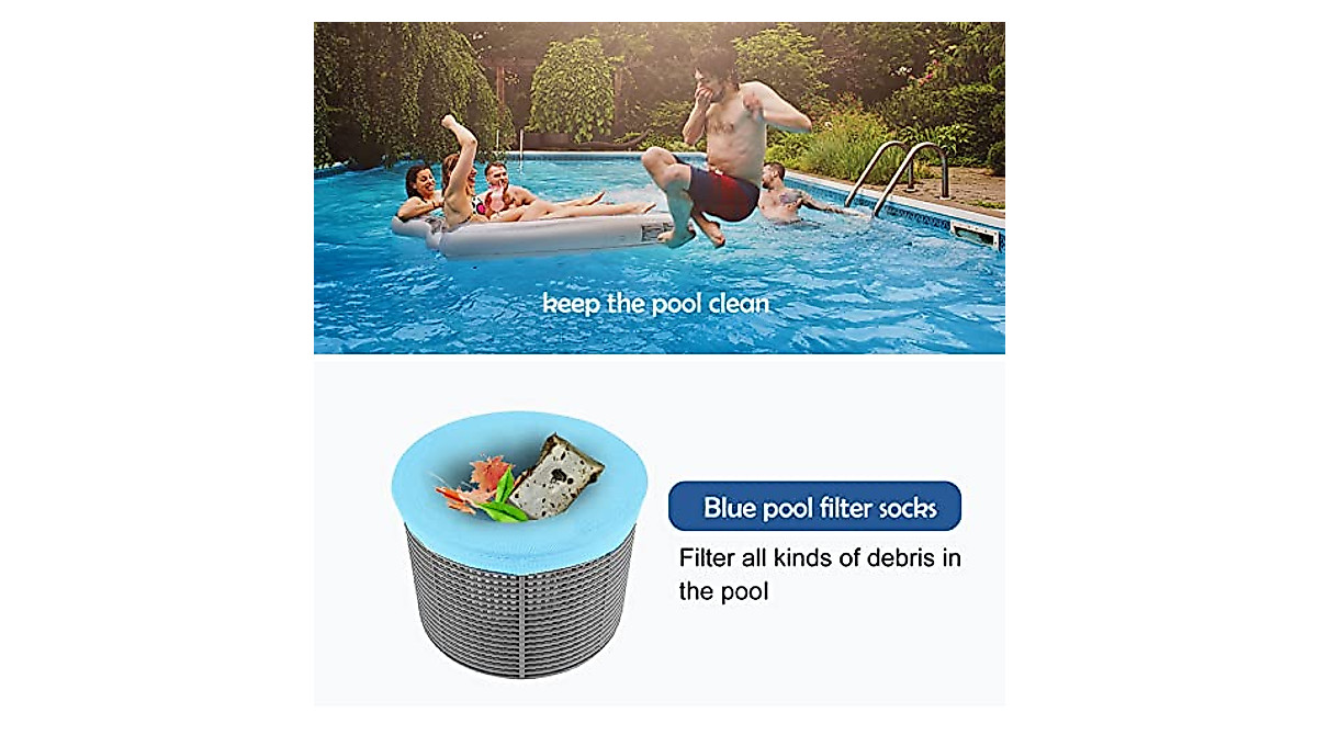 YZNlife Pool Skimmer Socks, 50 PCS Swimming Pool Socks for Filter ...