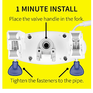Zooz Z-Wave Long Range 700 Series Titan Water Valve Actuator ZAC36 | Compatible with Z-Box, SmartThings, Works with Ring Alarm