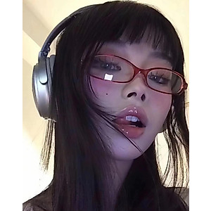 BOBUXLIIN Fake Glasses Fashion Non Prescription Clear Glasses for Women Glasses Frame Trendy Accessories for 2024 2025