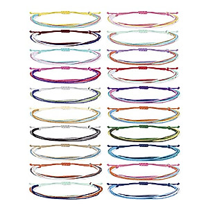 choice of all 20 Pieces Cute Bracelets for Teen Girls Sunflower String Bracelet Summer Ocean Anklets Adjustable Waterproof Handmade Bracelets Anklets for Women Men