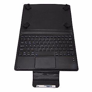 GLOGLOW FHD Tablet, 8GB 256GB 100-240V 10.1 Inch Tablet 8 Core CPU with Keyboard for Office (US Plug)