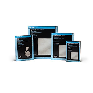Medline Opticell Gelling Fiber Wound Dressing, 4.25" x 4.25" (Pack of 10)