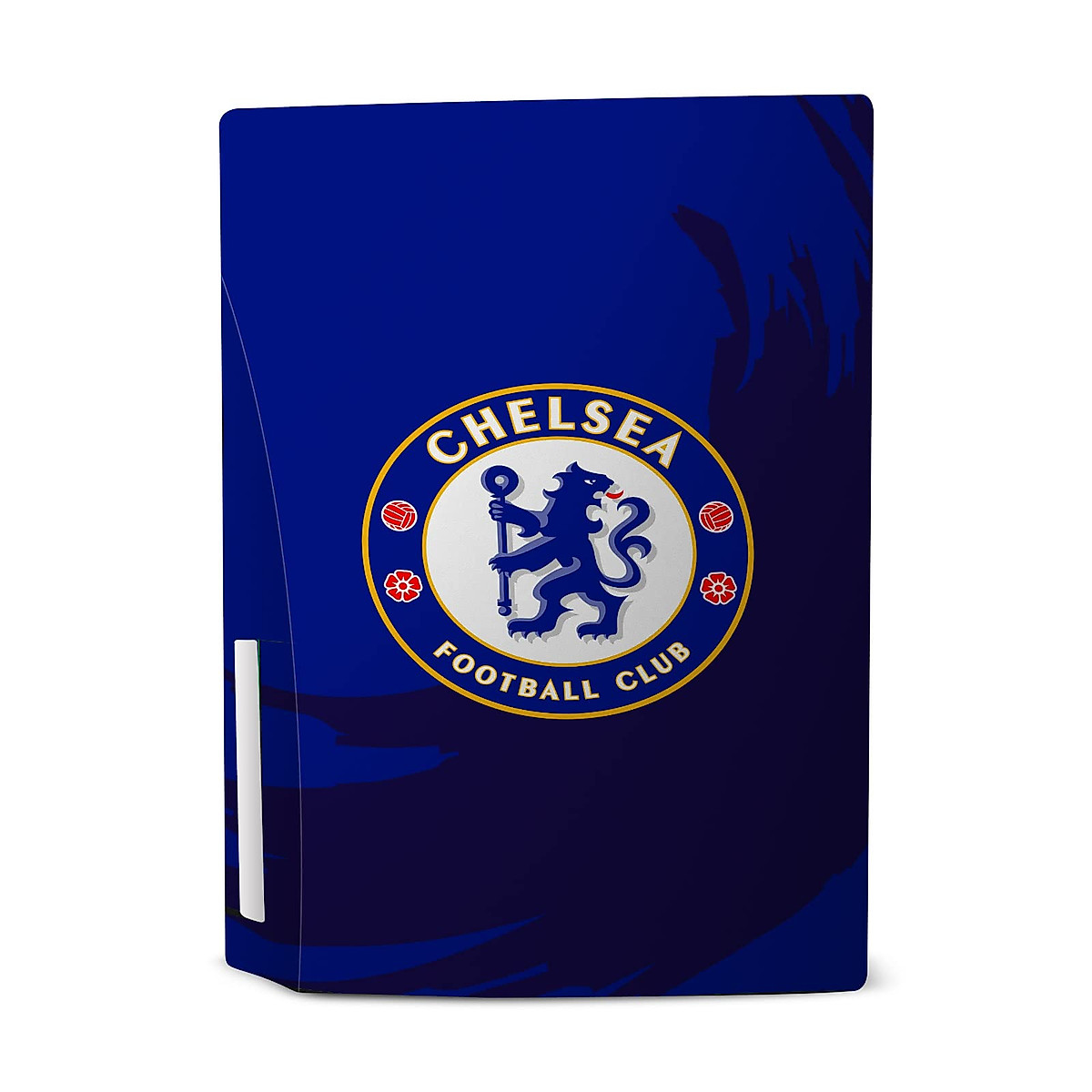 Head Case Designs Officially Licensed Chelsea Football Club Sweep Stroke Art Vinyl Faceplate Sticker Gaming Skin Decal Cover Compatible With Sony PlayStation 5 PS5 Disc Edition Console