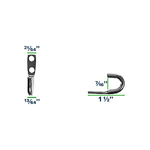 Paracord Planet Rope Binding Hooks – Tarps, Tie-Downs, and Home Improvement (20 Pack, 7/16 Inch)