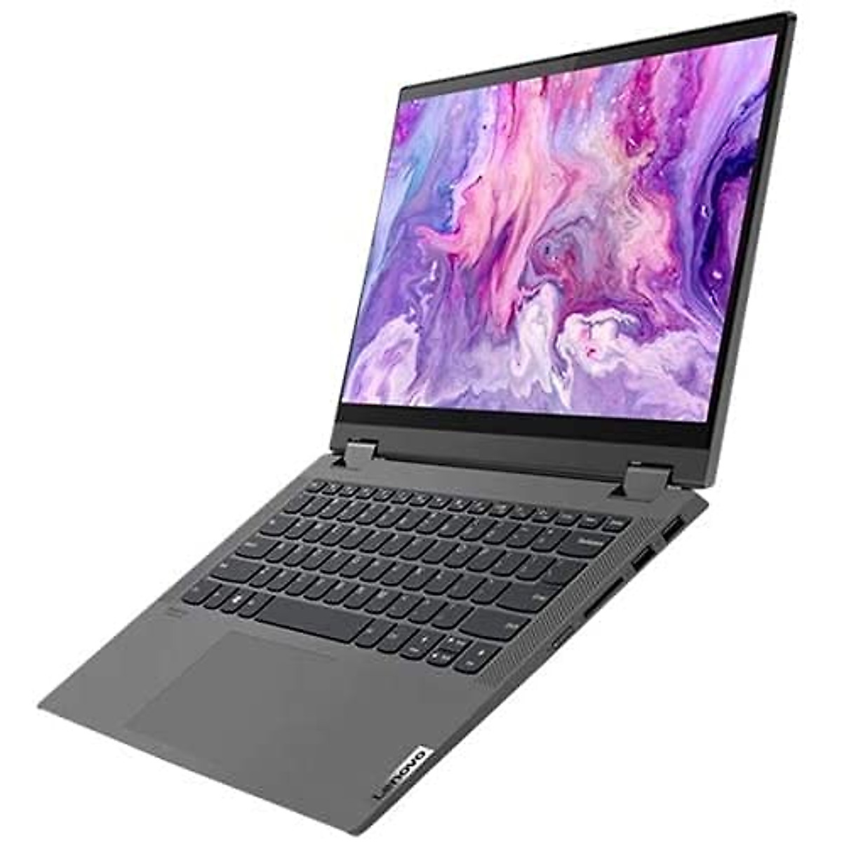 Lenovo Flex 5 2-in-1 Laptop 14" FHD IPS Touchscreen Display AMD 8-Core Ryzen 7 4700U (Beats i7-10510U) 8GB DDR4 512GB SSD Fingerprint Backlit Keyboard USB-C HDMI Win10Pro Grey + HDMI Cable
