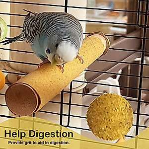 S&X Sand Perch Covers for Parakeets Canaries Finches & Other Small Birds, 6-Pack Bird Perch Covers Sandpaper