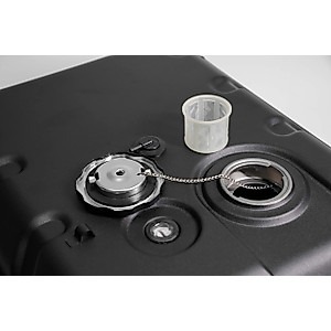 JMCHstore OEM Metal Generator Gas Fuel Tank for Generac GP5500 GP6500 RS5500 RS7000E GP7500E RS8000E XT8000E XT8500EFI, 0H7510A / 0H75100SRV 5500w 6500 6500w 7500 389cc OHV Portable Generator, Black