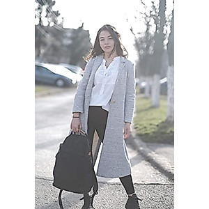 Gootium Canvas Backpack x Crossbody Pack - Casual Vintage Style Cloth Daypack Combo