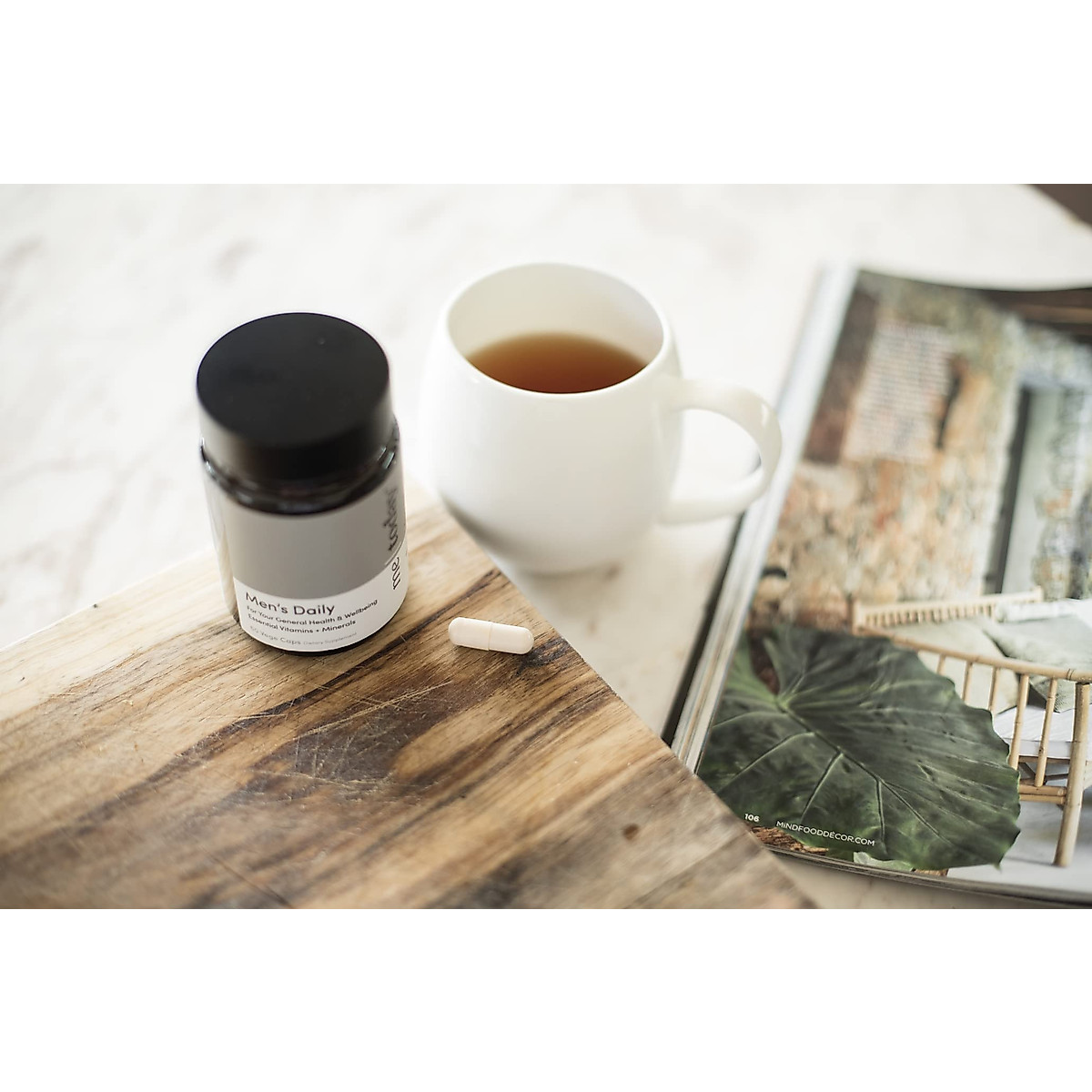 me today – Men’s Daily Multivitamin and Mineral Supplement, 60 Capsules with 27 Vitamins, Minerals and herbs, including D, C, A, B, Biotin and Zinc, Vegetarian