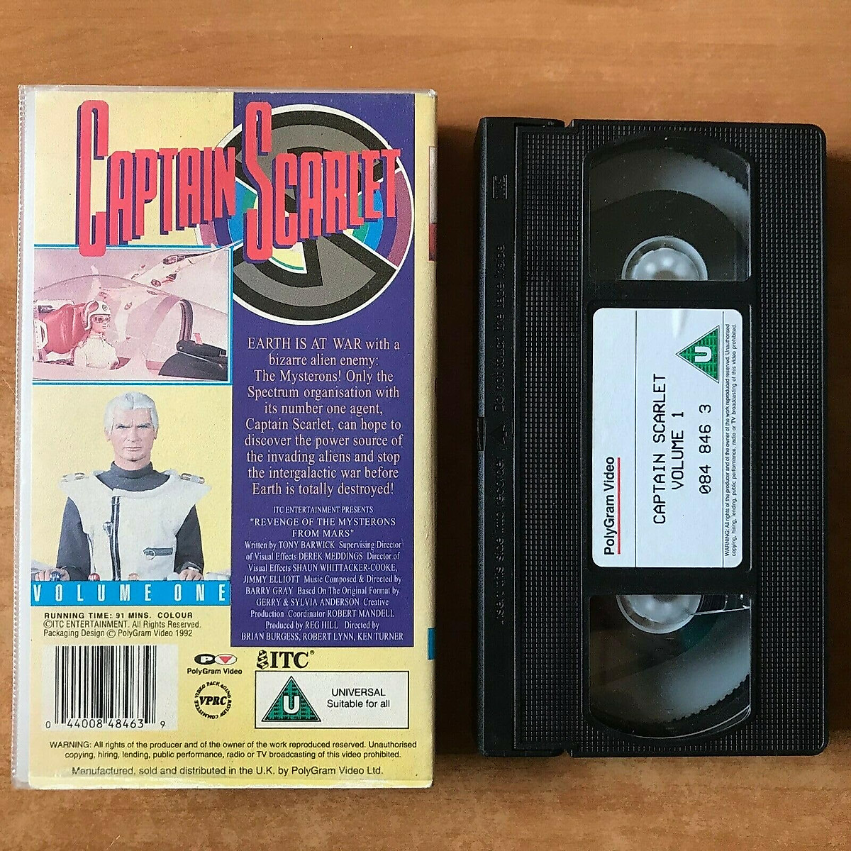 Captain Scarlet - Vol.1 - Revenge Of The Mysterons From Mars - Kids - Pal VHS