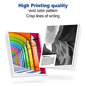 WEKVA Compatible Ink Cartridges Replacement for HP 62XL (Black and Tricolor, 2-Pack)