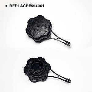 Lawn Mower Gas Cap 594061 Replacement, Gas Fuel Tank Cap Compatible with B&S 675EXi 725EXi Engines, Gas Cap Replacement for Toro Craftsman Troy-Bilt Mower