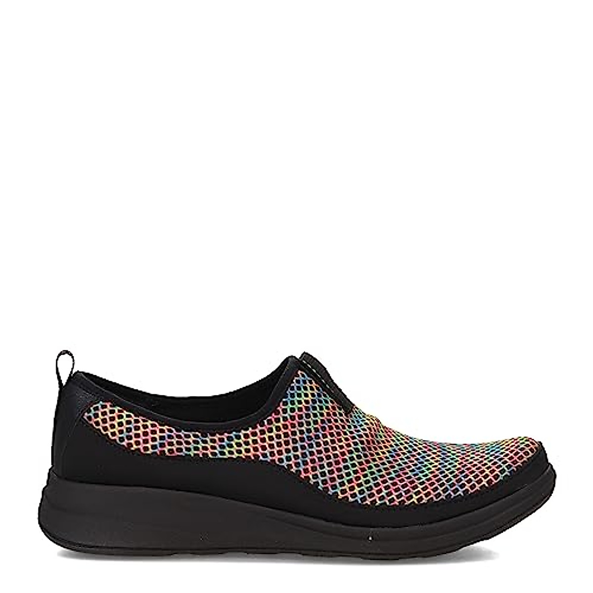 BZees Womens Imagine Slip-On Black/Rainbow 9 M