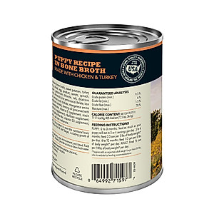 ACANA Premium Pate Wet Dog Food, Puppy Recipe in Bone Broth, 12.8oz (Case of 12)