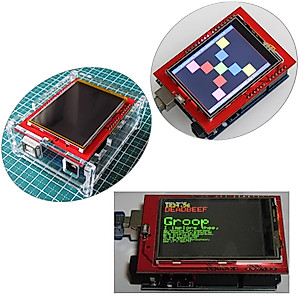 DIYmalls 2.4" inch TFT LCD Display Module ILI9341 Resistive Touchscreen 5V/3.3V 8-bit Parallel Interface w/SD Card Slot for Arduino U NO Mega-2560
