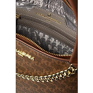 KARL LAGERFELD Paris Maybelle Tote Brown/Khaki PROCESSING PROCESSING