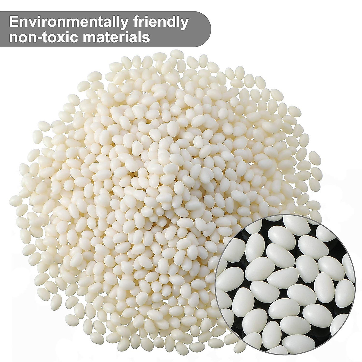 100g Tooth Solid Gel Temporary Repair Kit Moldable Thermal Fitting Bead Teeth Pellet Adhesive Fake Teeth for Halloween Scary Themed Party Makeup Filling Fix the Missing Broken Tooth