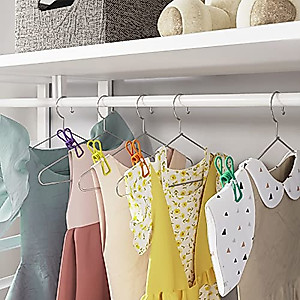 Chip Clips, 30 Pack Clothes Pins, Bag Clips, Food Clips, Paper Clips, Bag Clips for Food, Kitchen Clips, 2 Inch Clothespins for Photo and Crafts, Metal Clips for Indoor and Outdoor Uses