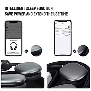 Hard Storage Case for Airpods Max Headphones with Sleep Mode Function, Protective Hard Shell Travel Carrying Bag for Apple AirPods Max