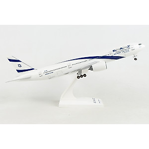 Daron Worldwide Trading SKR752 Skymarks El AL 777-200 1/200 W/Gear Model Kit