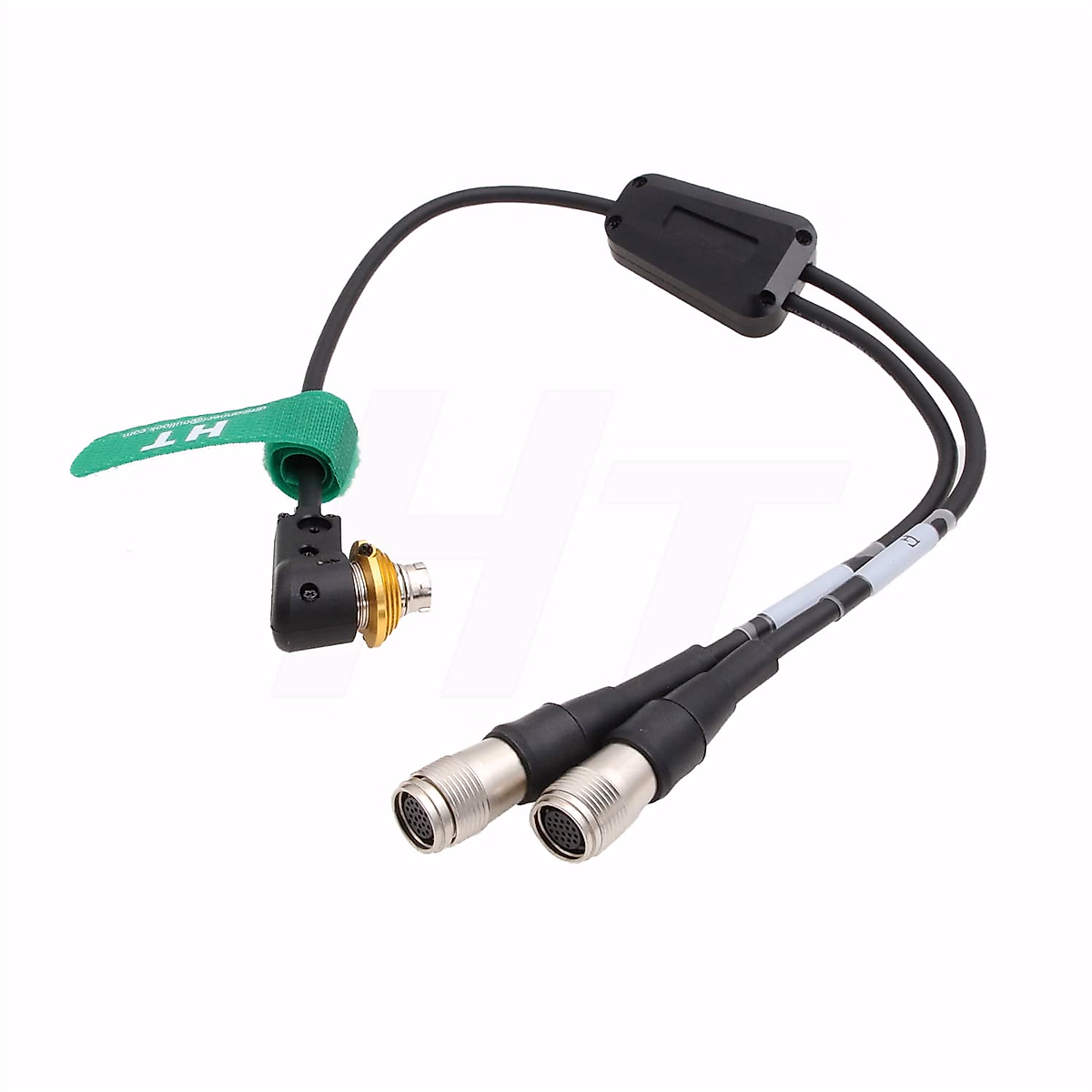 HangTon Zoom Focus Y Cable for Canon Servo Lens CN-E 18-80 70-200mm to FPD-400D ZSD-300D Controller Hirose 20 Pin Female Male 50cm