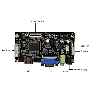VSDISPLAY 13.3" 13.3 Inch 1920X1080 IPS LCD Screen VS133GF-B001 with HD-MI VGA Controller Board Kit