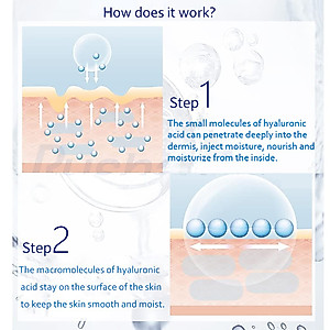 Newfacefure Diy Spa Rose Hyaluronic Acid Hydro Jelly Facial Mask Powder Collagen Face 12 Sacks with 10 Pack Serum