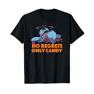 Amazon Essentials Stitch Halloween No Regrets Only Candy T-Shirt