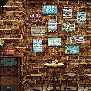 Teuoqi It's Not A Whore House, It's A Whore Home Metal Tin Sign Wall Art Home Decor Kitchen Poster Cafe Pub Plaque 8x12 Inch